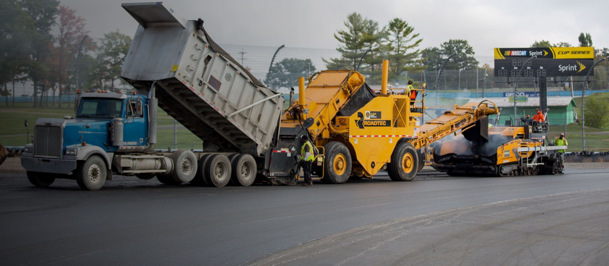 Race Track Paving Contractor in Michigan | AJAX Paving